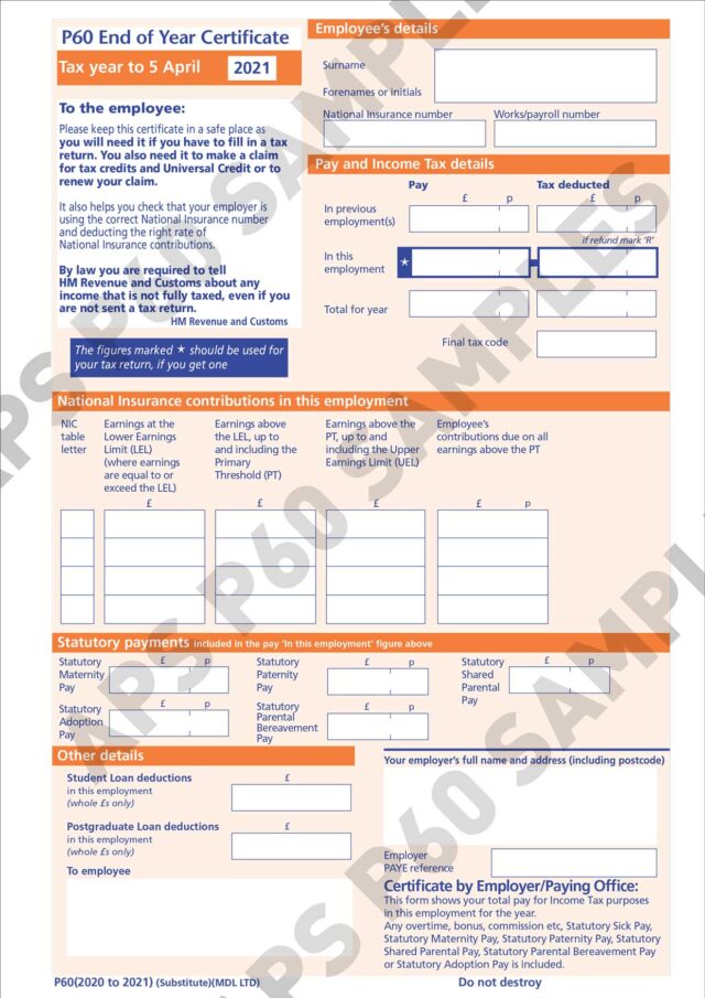 2021 IRIS LASER P60 Forms. Single part forms available.