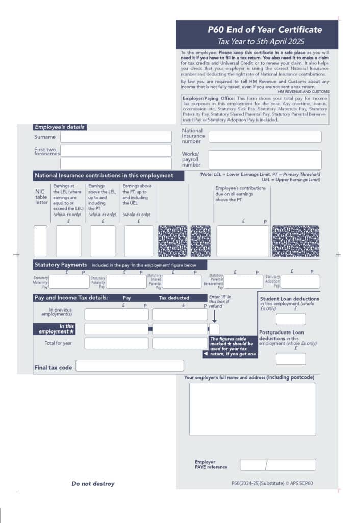 Sage Payslips | Stationery | Sage Store